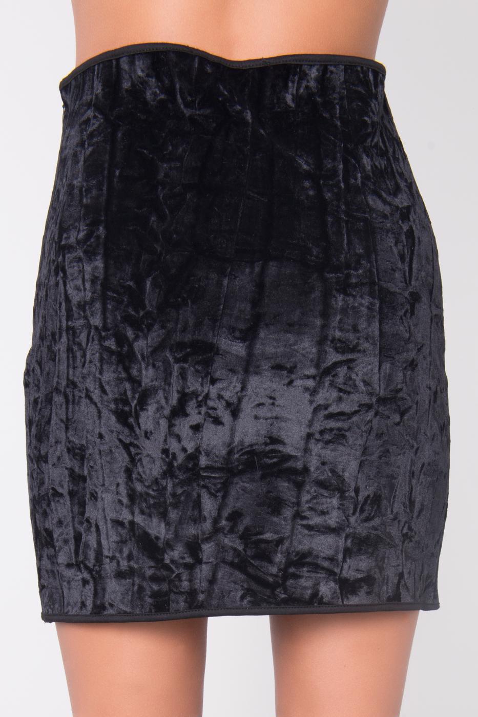 Black Mini Pencil Skirt